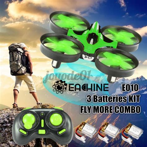 Mini Drone Eachine E010 Red Com 2 Baterias Extras Shopee Brasil