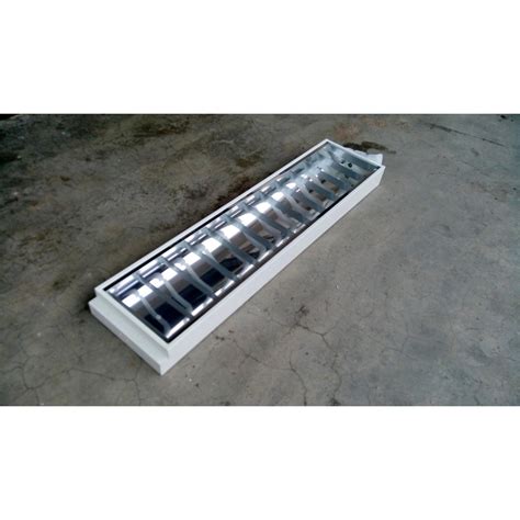 Ready Stock Mirror Reflector Fluorescent Ceiling Lamp Casing Shopee