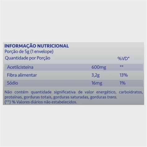 Flucetil Acetilcisteína 600mg 16 Envelopes Maxinutri Submarino
