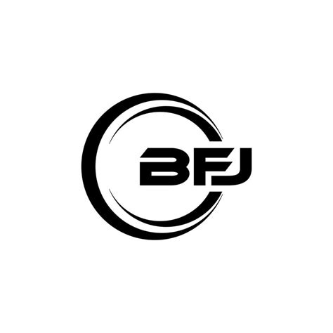 Bfj Letter Logo Design In Illustration Vector Logo Calligraphy Designs For Logo Poster