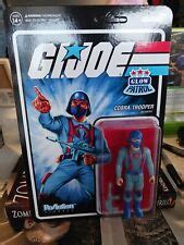 G.I. Joe Super7 ReAction Cobra Trooper (Glow Patrol)