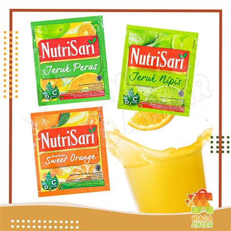 Jual Nas Nutrisari Minuman Serbuk Instan Sachet Satuan Minuman Buah
