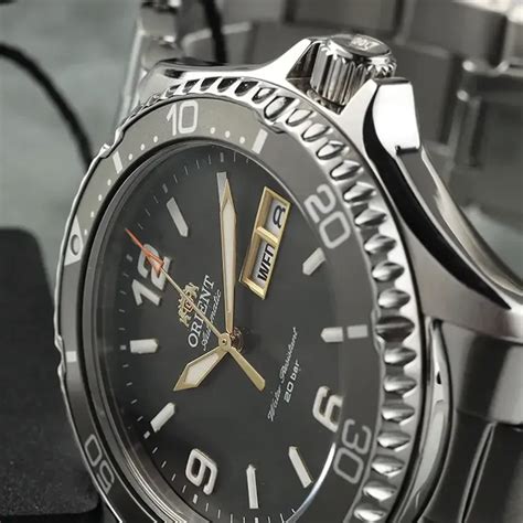Orient Mako Iii Grey Dial Mens Watch Ra Aa0819n19b
