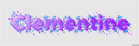 Clementine Text Effect And Logo Design Name