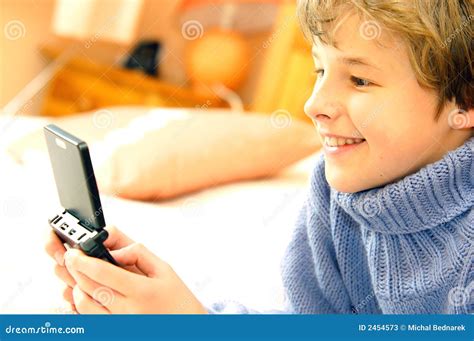Boy Playing Computer Game Stock Image Image Of Computer 2454573