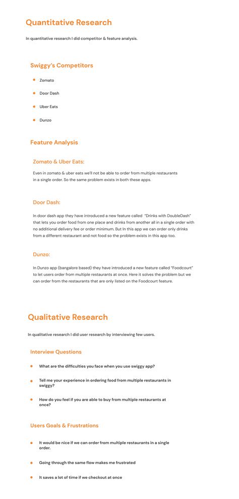 Swiggy App Redesign UX Case Study Behance