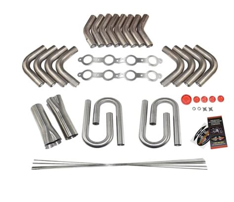 Chevy Ls Custom Fender Exit Header Kit Our Pro Series Header Build Kits Come With Everything