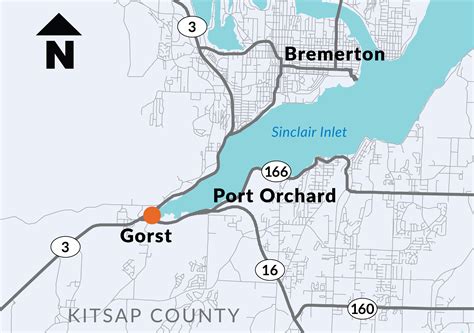 Kitsap County Map With Roads Kitsap County Map With Roads