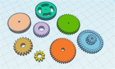 Set Of Common Toy Replecament Gears By Łukasz Dubczyk Download Free