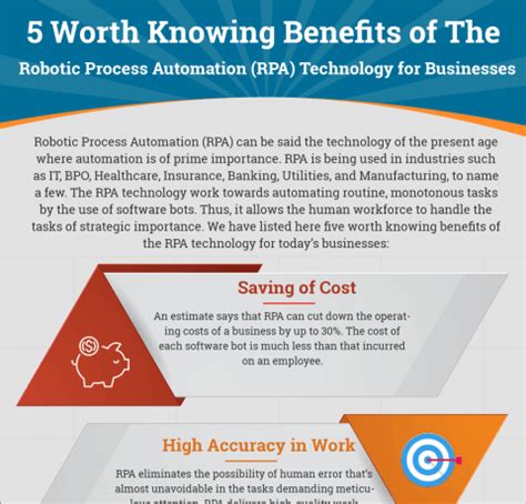 5 Worth Knowing Benefits Of The Robotic Process Automation RPA