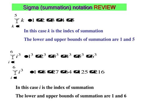 Ppt Sigma Notation And Approximating Areas Using Limits Powerpoint