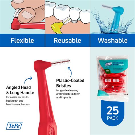 Interdental Brush Angle Angled Dental Brush For Teeth