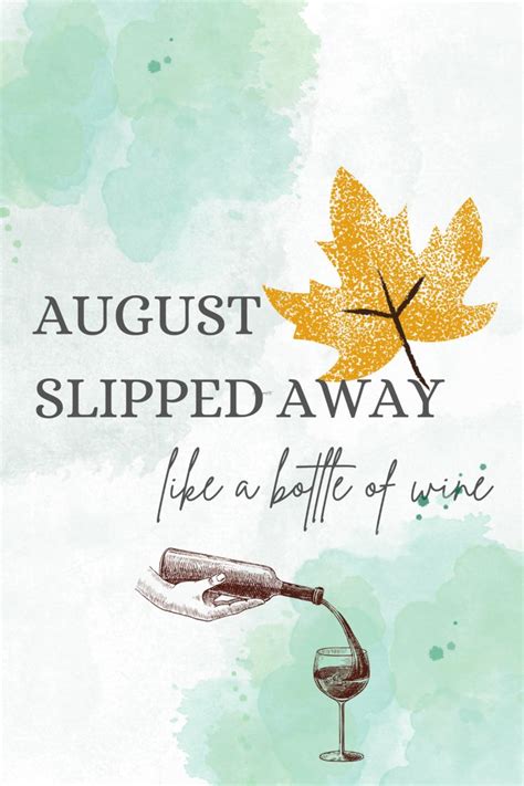 August Lyrics Poster