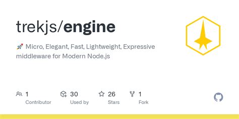 Github Trekjsengine 🚀 Micro Elegant Fast Lightweight Expressive