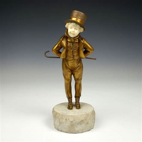 George Omerth Bronze With Ivory Sculpture The Young Catawiki
