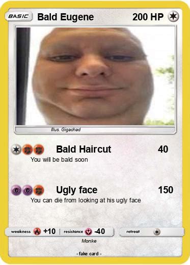 Pokémon Bald Eugene Bald Haircut My Pokemon Card