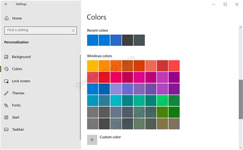 Fix Start Taskbar And Action Center Accent Color Grayed Out On Windows