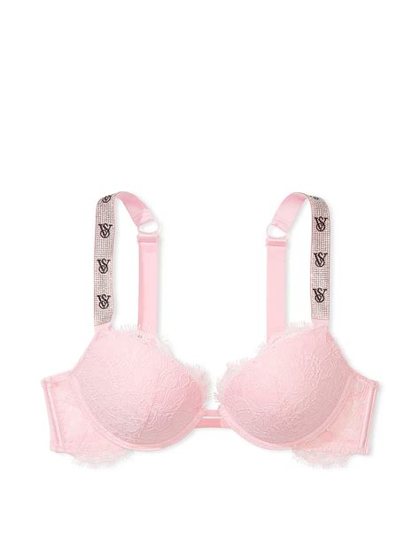 Buy Shine Chain Strap Lace Push Up Bra Order Bras Online 5000000022
