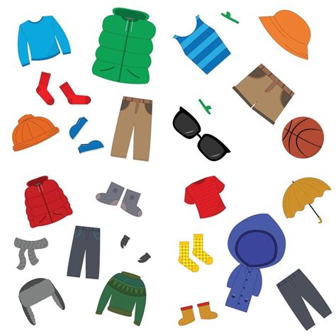 Seasons Clothes Clipart