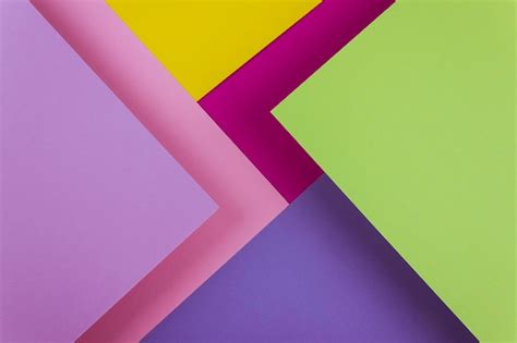 Premium Photo Abstract Colored Paper Texture Geometric Shapes And Lines