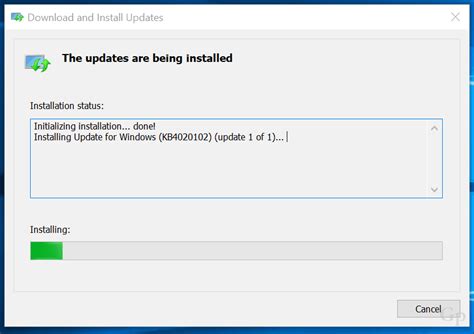 Manually Install Cumulative Updates And Virus Definitions On Windows 10 Manually Install Cumulative Updates And Virus Definitions On Windows 10