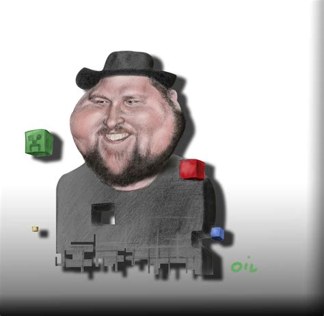 Notch Markus Persson Créateur De Minecraft O I L Caricature Des