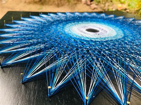 pin and threads diy string art crafts geometric string etsy
