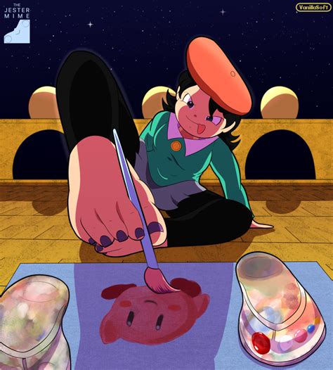 Adeleine Kirby Kirby Series Nintendo Absurdres Highres 1girl Aged Up Arms At Sides