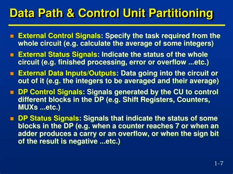Ppt Coe 405 Digital System Design Based On Data Path And Control Unit