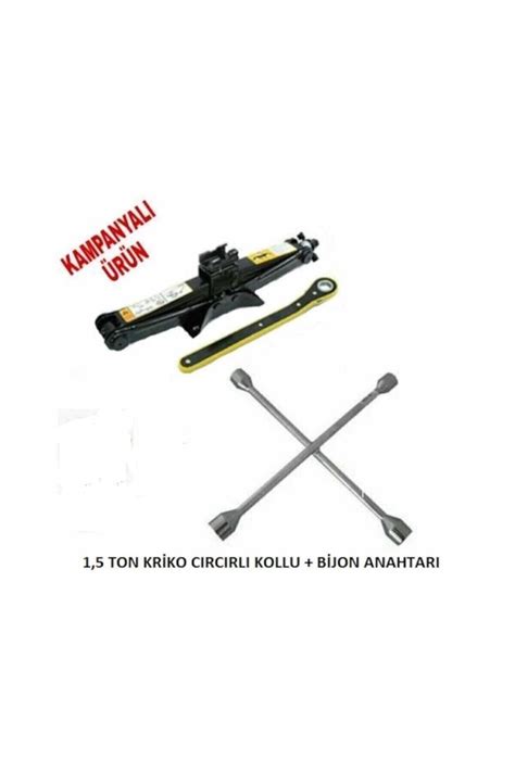 Genel Markalar Araç Kaldırma Krikosu 1 5 Ton Kapasite Makas Cırcır Otomatik Kollu Kriko 4 Lü