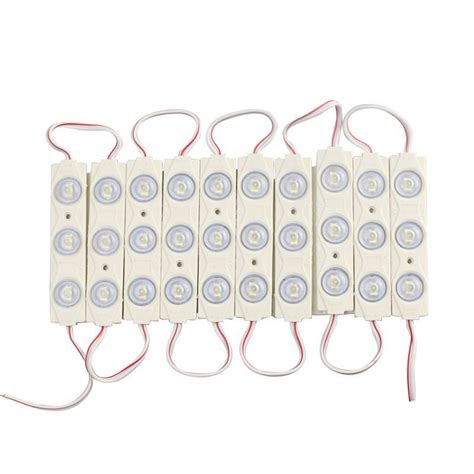 100 Stkspartij 12v Led Module 3 Leds 2835 Injecti Vicedeal