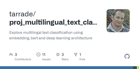 Github Tarradeprojmultilingualtextclassification Explore