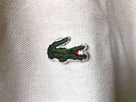 Izod Gator Logo Big Tall Vintage 80s Ivory Izod Lacoste Alligator