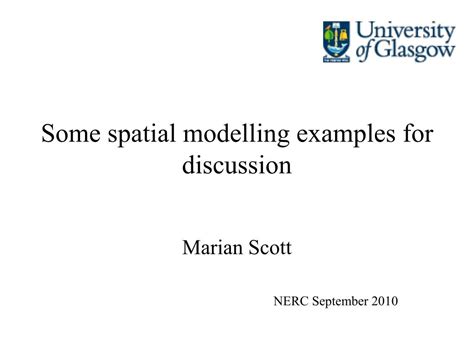 Ppt Some Spatial Modelling Examples For Discussion Powerpoint