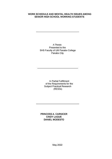 Document Sample Research Chapter 1 5 Quantitative Research For Senior