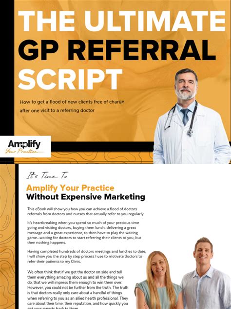 The Ultimate Gp Referral Script Final Compressed Pdf Nursing