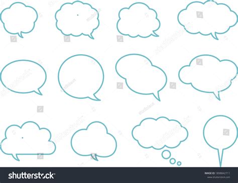 Illustration Speech Bubble Stock Vector Royalty Free 1898842711 Shutterstock