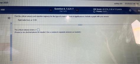 Solved Mer HW K EX Question T Part Of Chegg Com