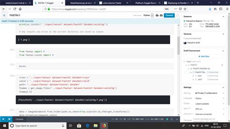 Platform Kaggle Kernels Part Deep Learning Course Forums