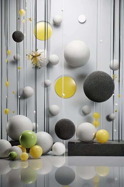 Premium Ai Image Geometrical Design With Colored Shapes Generative Ai