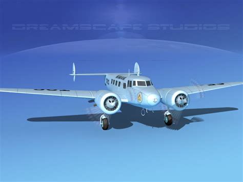 록히드 L10 Electra Trans Canada 3d 모델 89 3ds Unknown Dwg Lwo Max