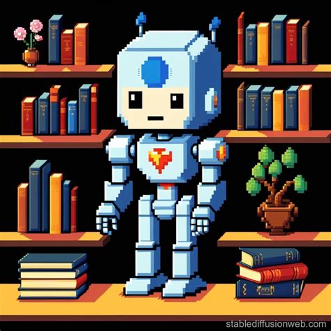 Youthful Robots Fantasy Book Enthusiasm Stable Diffusion Online