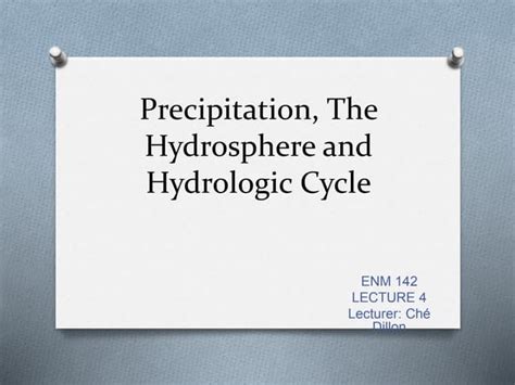 Precipitation Pptx