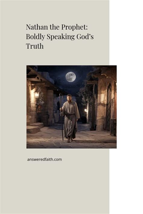 Nathan The Prophet Boldly Speaking Gods Truth