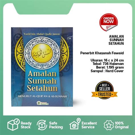 Jual Buku Amalan Sunnah Setahun Yazid Bin Abdul Qadir Jawas Kota
