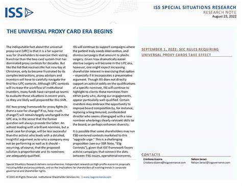 Iss The Universal Proxy Card Era Begins Cover Iss