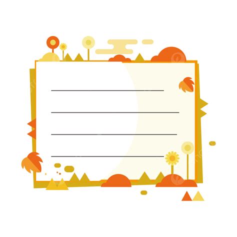 Dialog Box Clipart PNG Images Vector Text Dialog Box Cartoon Orange Text Box PNG Image For