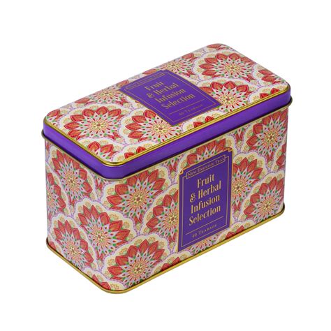 Fruit And Herbal Classic Tea Tin Patterns New English Teas