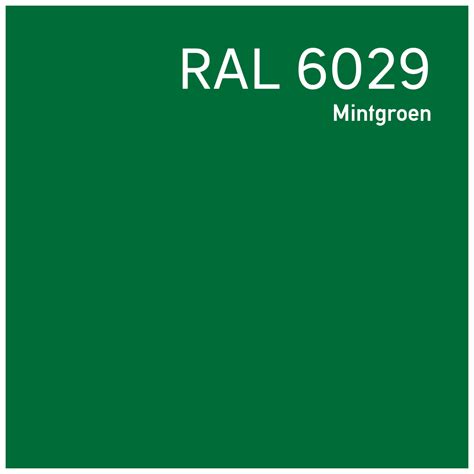 Ral 6029 Mintgroen Verfplaza
