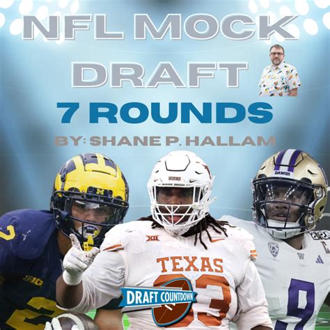 Nfl Mock Draft 7 Rounds 2024 Nfl Draft Countdown